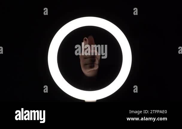 pack of gestures. female hands close-up make figures from fingers ...