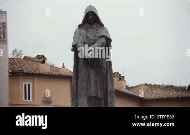 Monument to Giordano Bruno in the Place where he was Executed by the ...