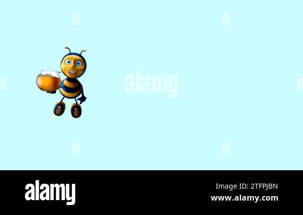 Honey bee clipart Stock Videos & Footage - HD and 4K Video Clips - Alamy