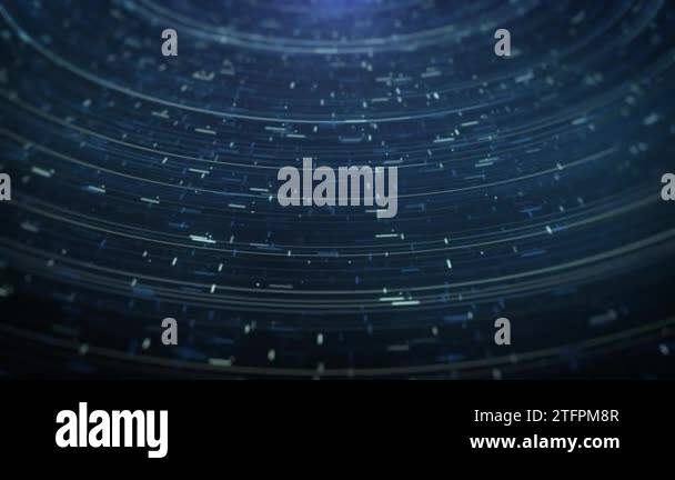 Abstract Technology Data Lines Background Loop/ 4k animation of an ...