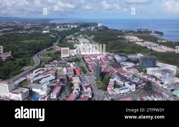 The Landmark and Tourist Attraction areas of the of Miri City, with its ...
