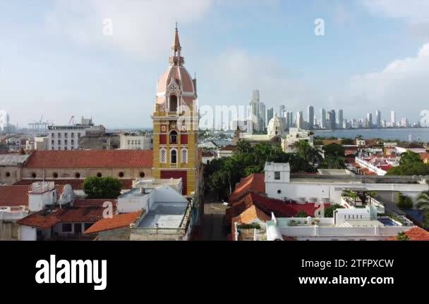 Colombia , Cartagena de Indias is a Unesco Heritage World - Drone ...