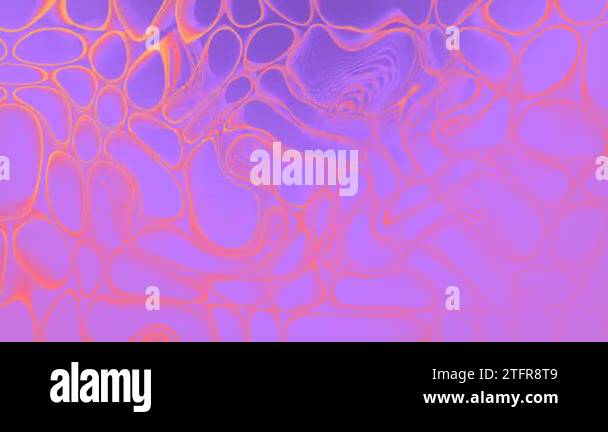 Movement pattern the contours of distorted neon color shapes 3d loop ...