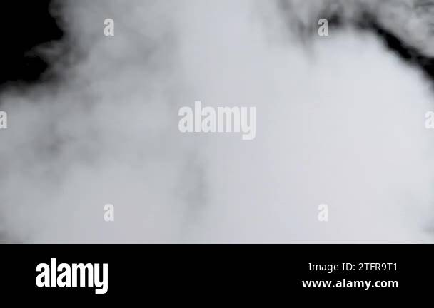 Smoke or vapor explosion with Alpha channel. Realistic clouds rise up ...