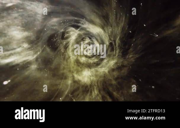 Abstract loop grunge green cloud Tunnel Wormhole background. Space ...