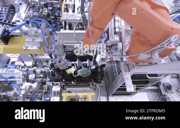 Automated Machine. Modern production technologies Smart robotic ...