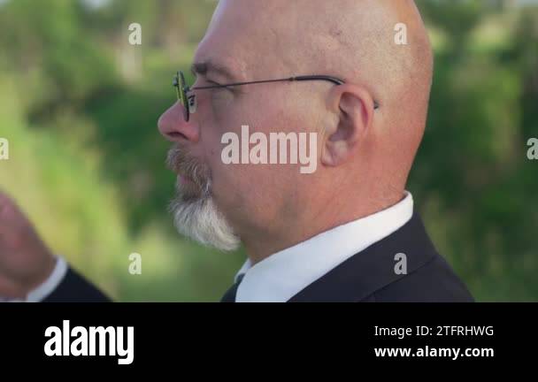 Bald man face with beard and sunglasses Stock Videos & Footage - HD and ...