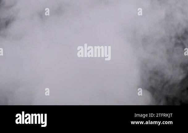 Real explosion vapor or smoke clouds rise up in slow motion, use in ...