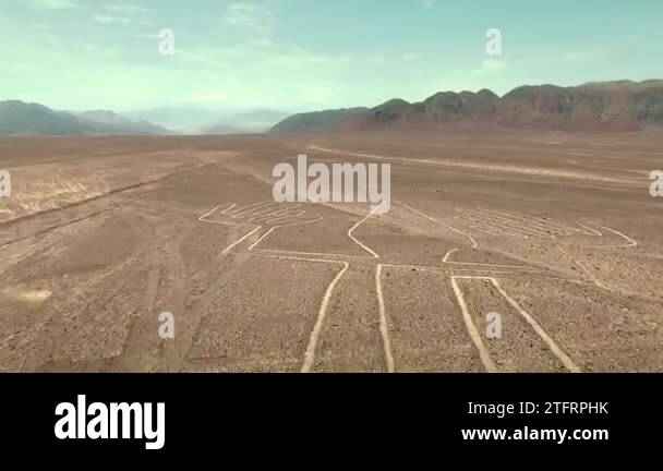 The Hands, Geoglyphs and Nazca Lines in the Nazca desert. UNESCO World ...