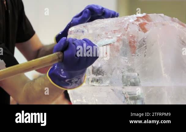 Ice carver using chisel Stock Videos & Footage - HD and 4K Video Clips ...