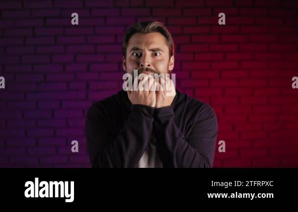 Handsome man biting nails Stock Videos & Footage - HD and 4K Video ...