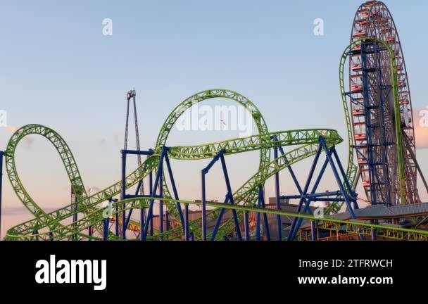 Fair boardwalk carnival rides Stock Videos & Footage - HD and 4K Video ...