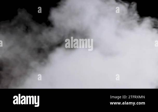 Smoke or vapor explosion with Alpha channel. Realistic clouds rise up ...