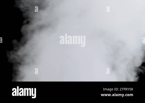 Smoke or vapor explosion with Alpha channel. Realistic clouds rise up ...