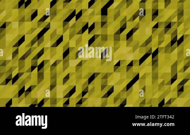 Bright animation of yellow and black parallelogram shapes changing ...
