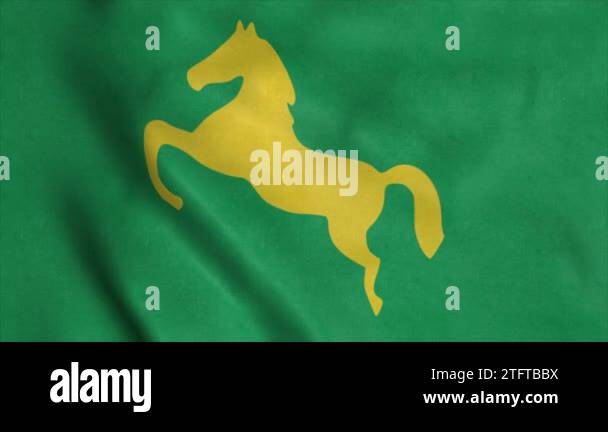 Ash Sharqiyah flag, Egypt, waving in the wind, realistic background ...