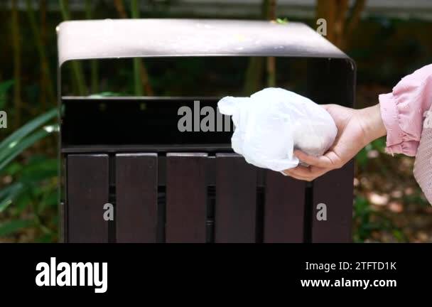 People throw garbage in bin Stock Videos & Footage - HD and 4K Video ...