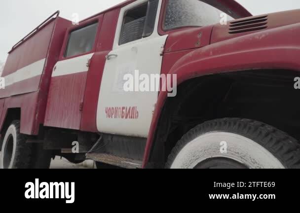 Abandoned rusty radioactive equipment of the soviet union. Cemetery of ...