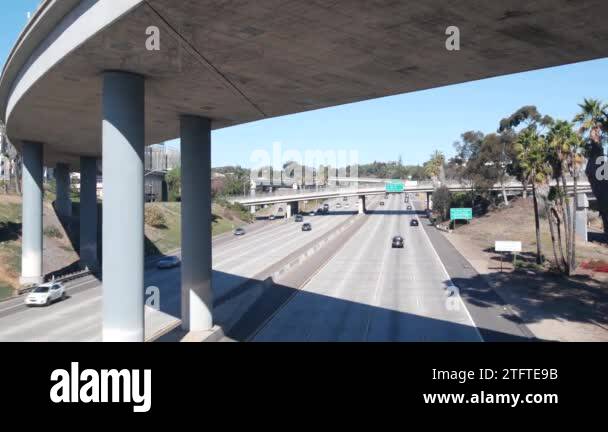 Highway road interchange intersection freeway Stock Videos & Footage ...