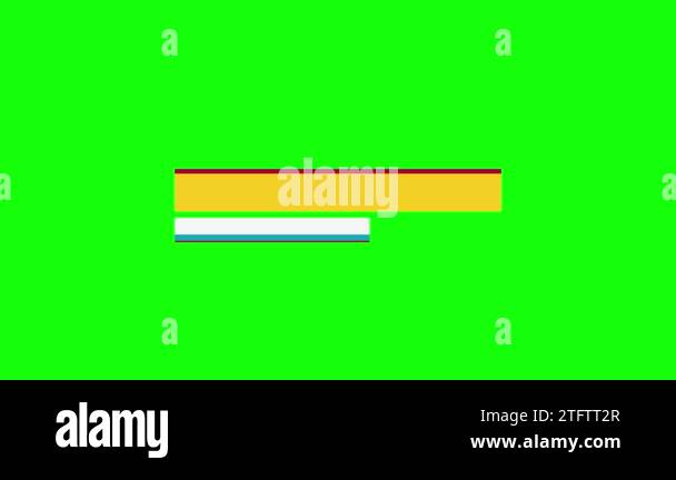 Original nimated double lower third for titles. Orange and white color ...