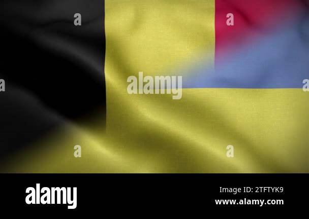 Ukraine Belgium Flag Loop Background 4K Stock Video Footage - Alamy