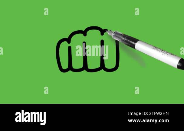 Background hand drawing label Stock Videos & Footage - HD and 4K Video ...