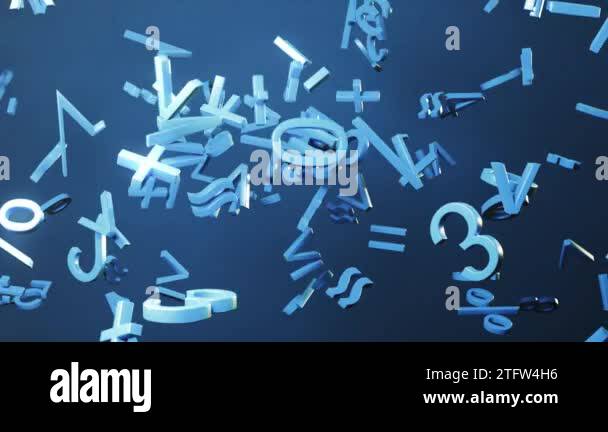 3d Math Symbols Stock Videos & Footage - Hd And 4k Video Clips - Alamy