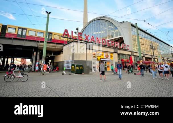 Trams on alexander platz in Stock Videos & Footage - HD and 4K Video ...