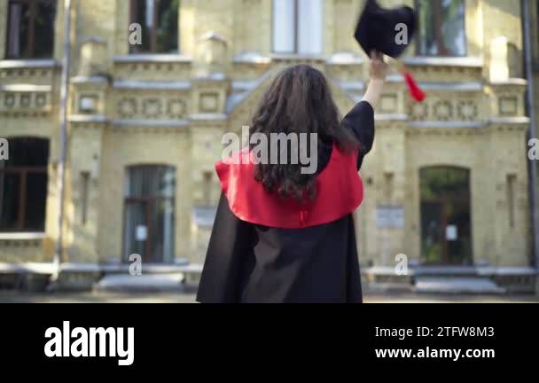 Student graduation woman back view Stock Videos & Footage - HD and 4K ...