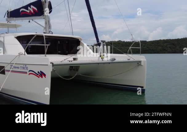 Standing in front of a catamaran Stock Videos & Footage - HD and 4K ...