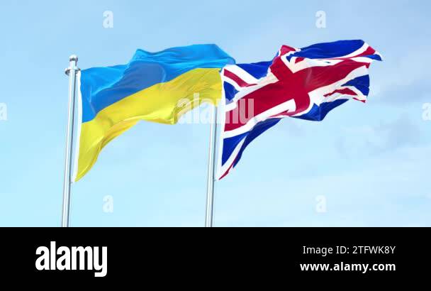 Ukraine united kingdom flag Stock Videos & Footage - HD and 4K Video ...
