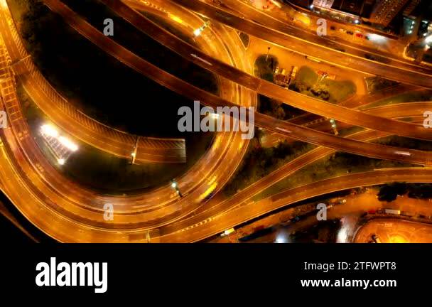 23 Aug 2019 Road roundabout intersection at the hong kong Stock Video ...