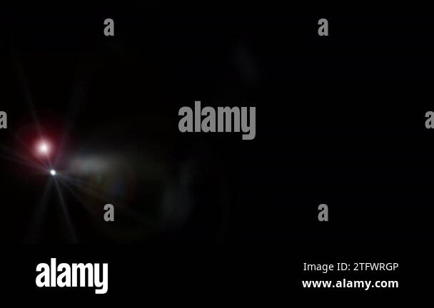 Abstract flicker glow optical lens flares light rotation animation flow from left to right on ...