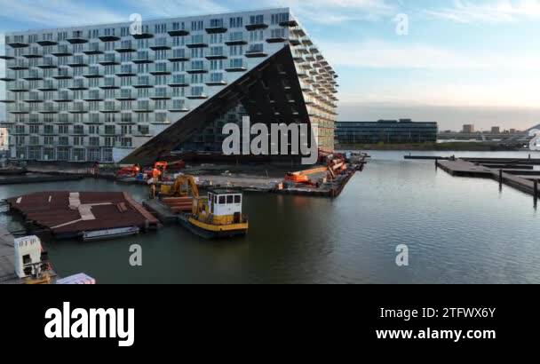Amsterdam, 21th of april 2022, The Netherlands. Construction site of ...