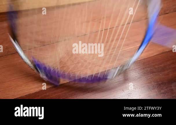 Badminton shuttlecock on racket Stock Videos & Footage - HD and 4K ...