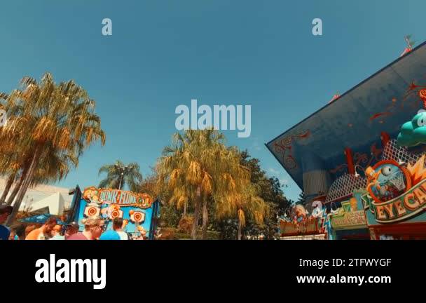 Universal Studios Globe at Universal Studios Orlando, a Popular Theme ...