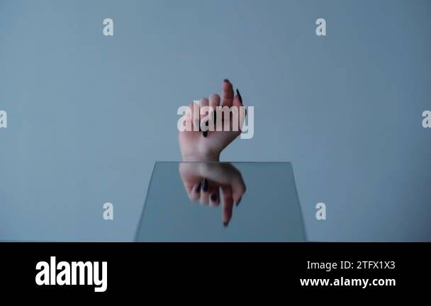 attention hand announce finger pointing cursor gif Stock Video Footage ...