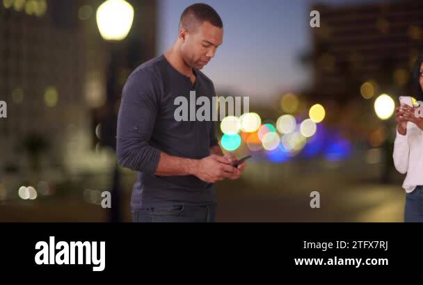 Smiling couple texting cell Stock Videos & Footage - HD and 4K Video ...