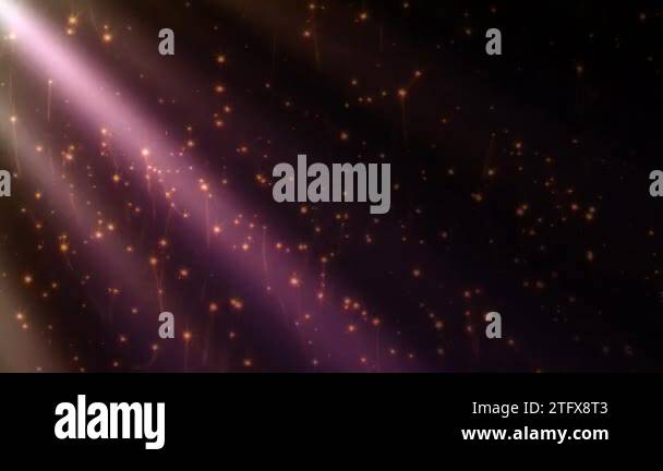 Loop optical lens flares light with trails particles flow animation on ...