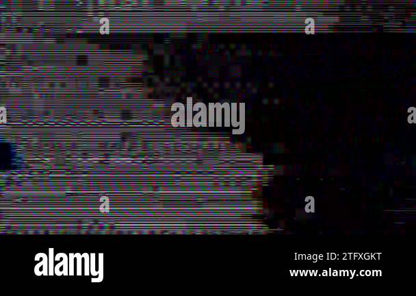 Abstract distortion, TV noise, old video footage, noise, blurry strokes ...