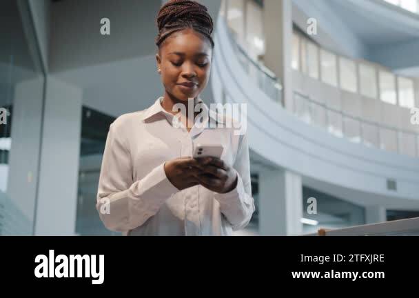 Pensive African American office manager smart woman manager lawyer ...