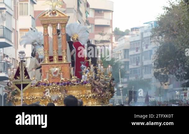 Brotherhood of Jesus of the Sentence, Processioned throne in holy week ...