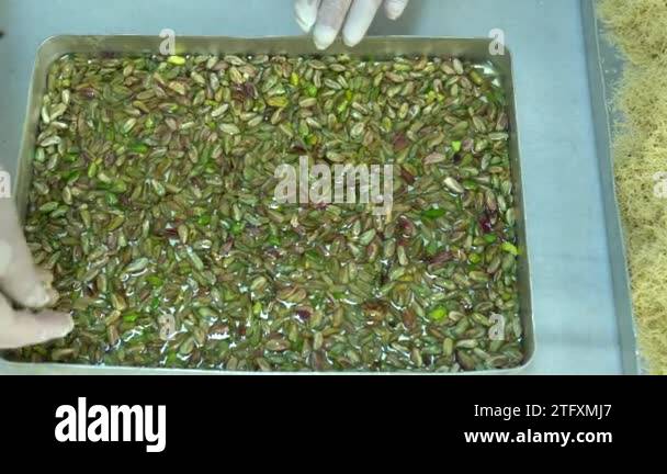 Turkey, Istanbul - the food factory of produces Turkish sweets ...