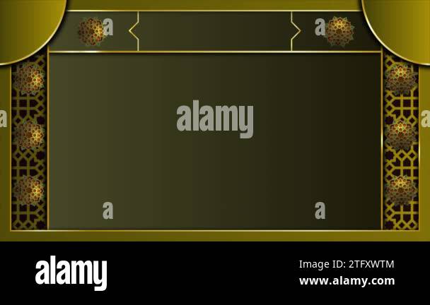 animated islamic template For Quranic recitations , islamic background ...