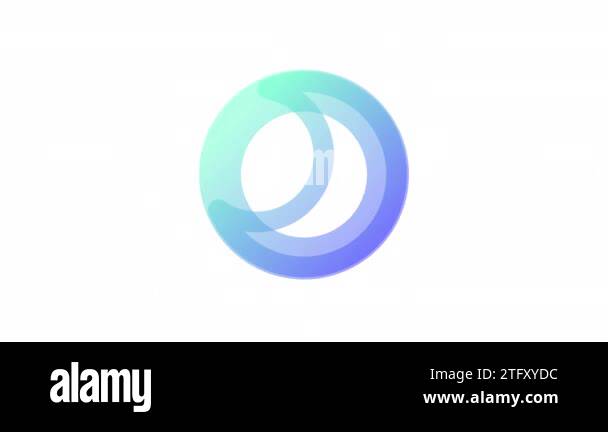 Animated night mode gradient ui icon. Nighttime theme. Moon option ...