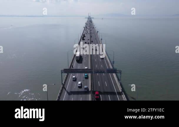 Georgetown, Penang Malaysia - May 18, 2022: The Majestic Penang Bridge ...