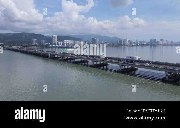 Georgetown, Penang Malaysia - May 18, 2022: The Majestic Penang Bridge ...