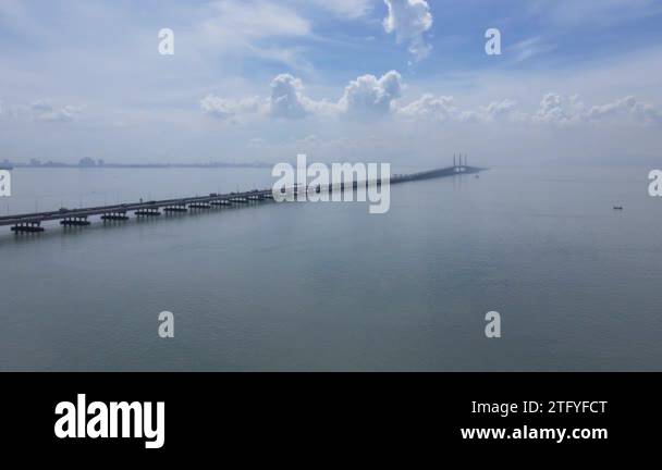 Georgetown, Penang Malaysia - May 18, 2022: The Majestic Penang Bridge ...