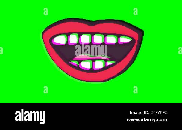 Cartoon lips tongue line Stock Videos & Footage - HD and 4K Video Clips ...
