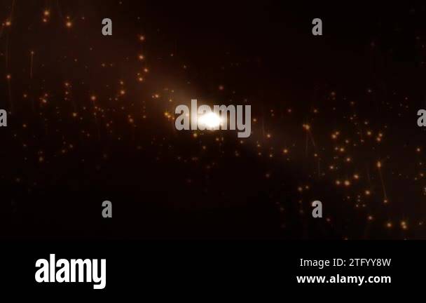 Abstract loop center optical flares light moving and rotating light ...